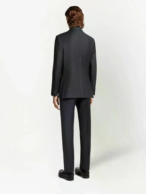 Zegna Trofeo Single-breasted Wool Suit - Grey