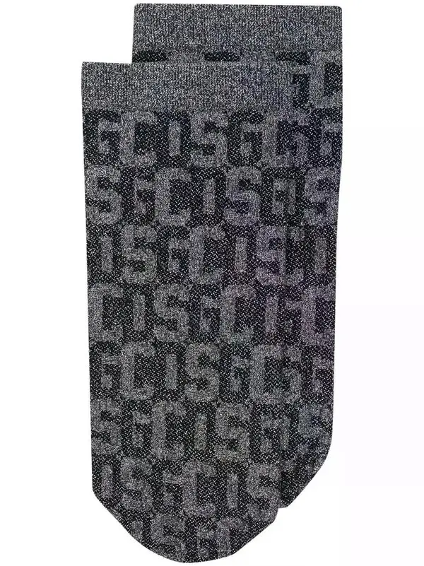 Wolford X Gcds Monogram Socks - Black