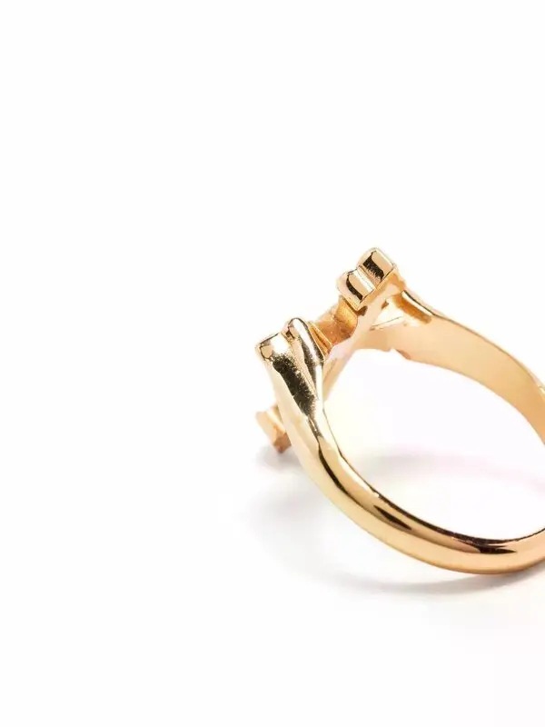 Emanuele Bicocchi Fleury Cross Ring - Gold