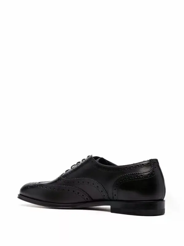SCAROSSO Judy Lace-up Brogues - Black