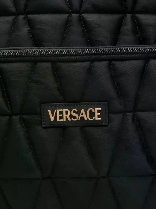 Versace Logo-lettering Backpack