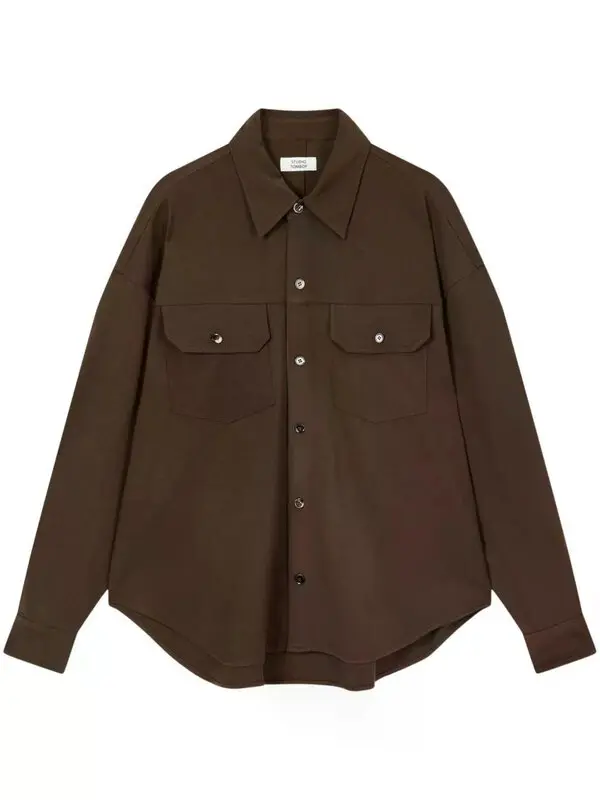 STUDIO TOMBOY Wool Two-pocket Shirt
