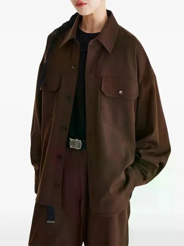 STUDIO TOMBOY Wool Two-pocket Shirt