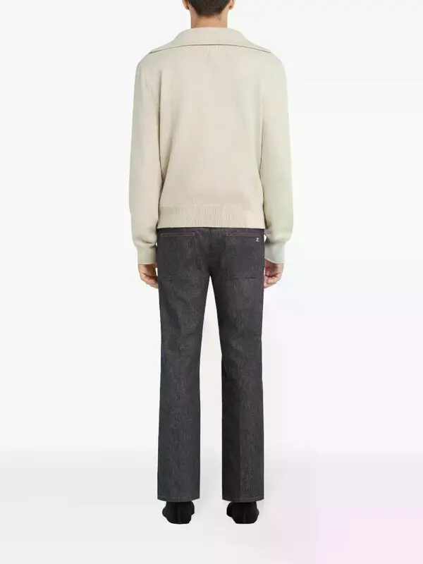 COURREGES Trucker Sweater - Neutrals