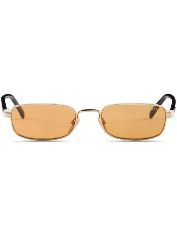 Prada Rectangle-frame Sunglasses - Brown