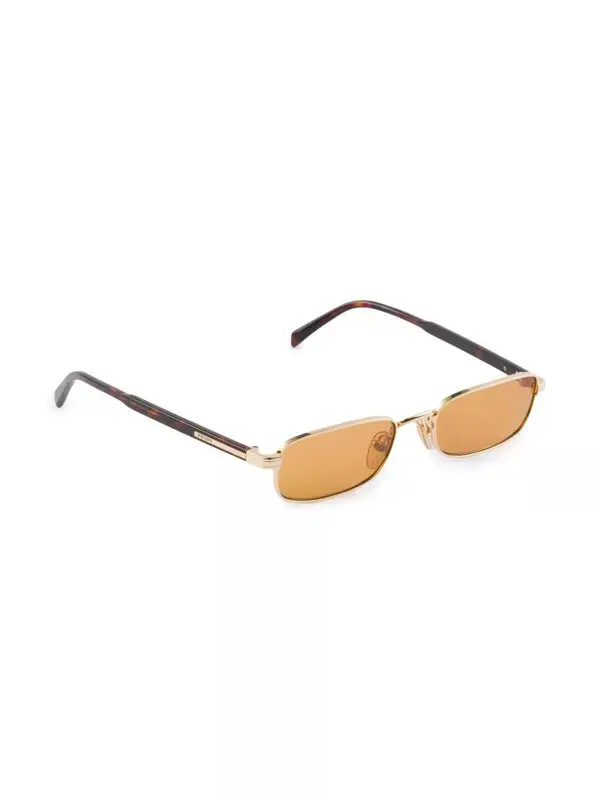 Prada Rectangle-frame Sunglasses - Brown