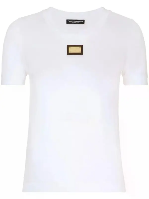 Dolce & Gabbana Logo Plaque T-shirt