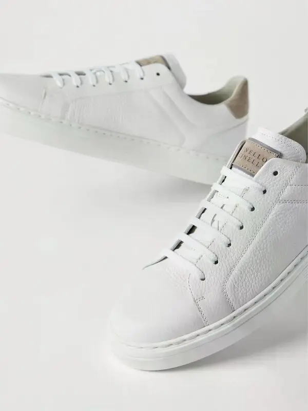Brunello Cucinelli Panelled Low-top Sneakers