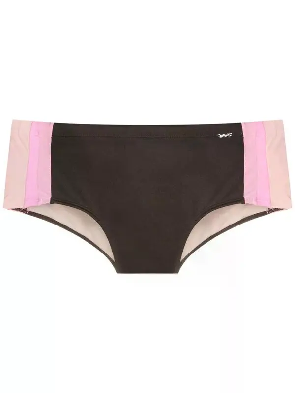 AMIR SLAMA Low-rise Swim Trunks - Brown