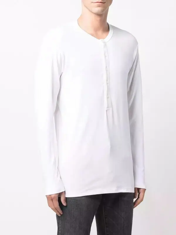 TOM FORD Round-neck Henley T-shirt