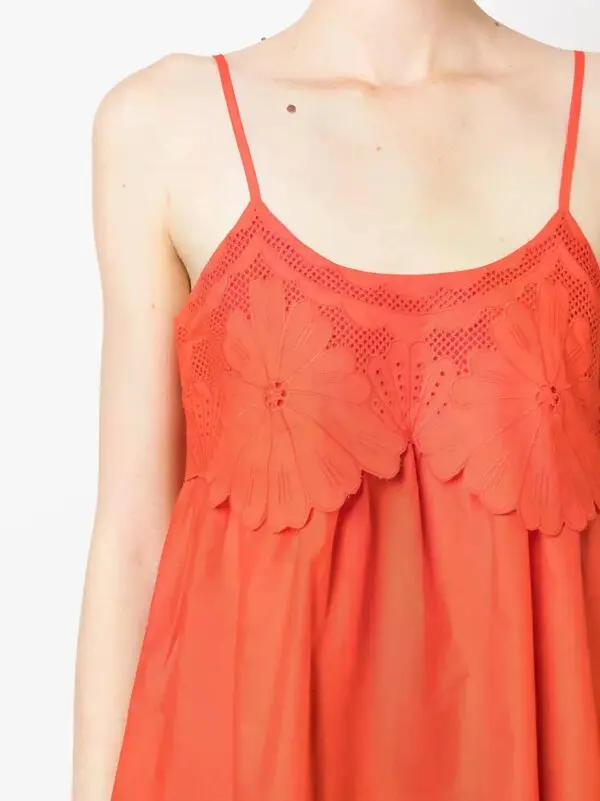 TWINSET Broderie Anglaise Poplin Top