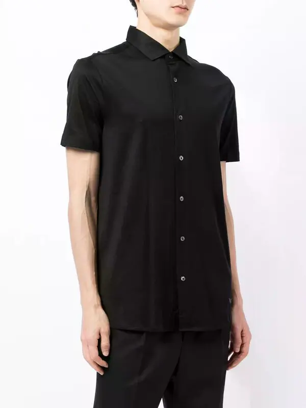 Emporio Armani Logo-plaque Short-sleeve Shirt