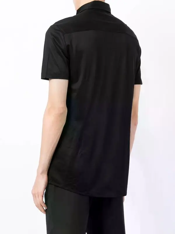 Emporio Armani Logo-plaque Short-sleeve Shirt