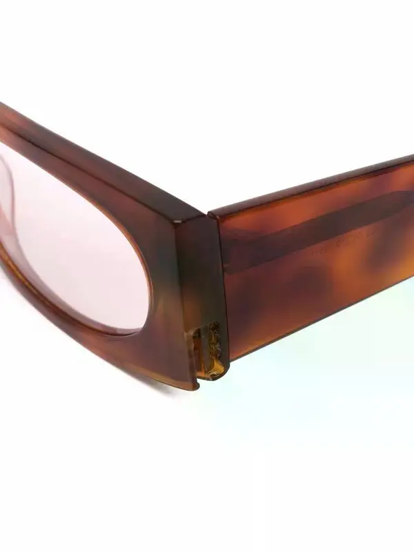 Gcds Tortoiseshell Rectangular Sunglasses