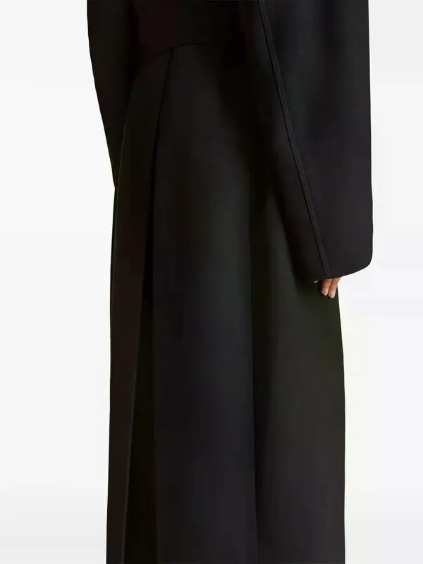 Khaite Belted Twill Trench Coat