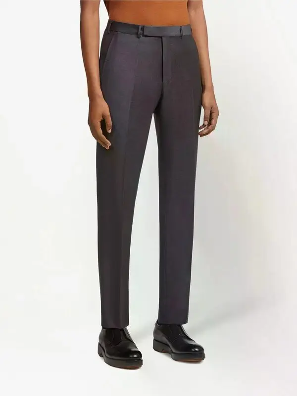 Zegna Trofeo Tailored Wool Trousers