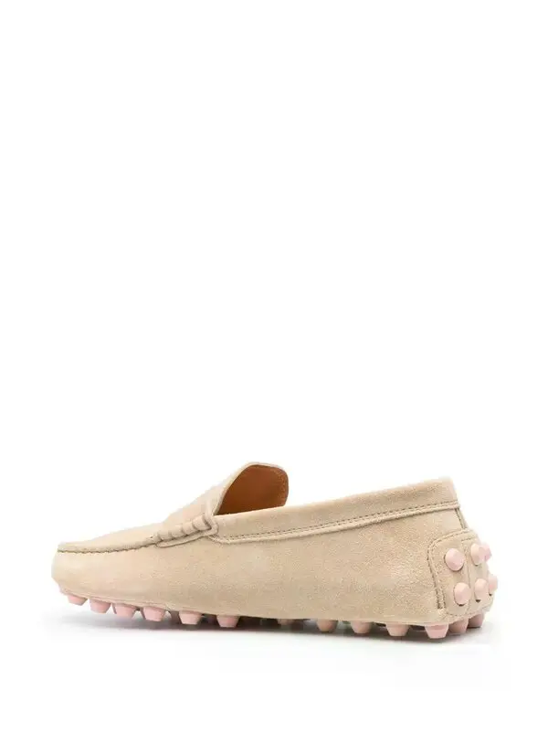 TOD'S Almond-toe Loafers - Neutrals