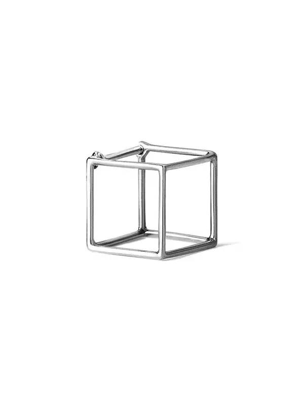 Shihara Square Earring 10 - Metallic
