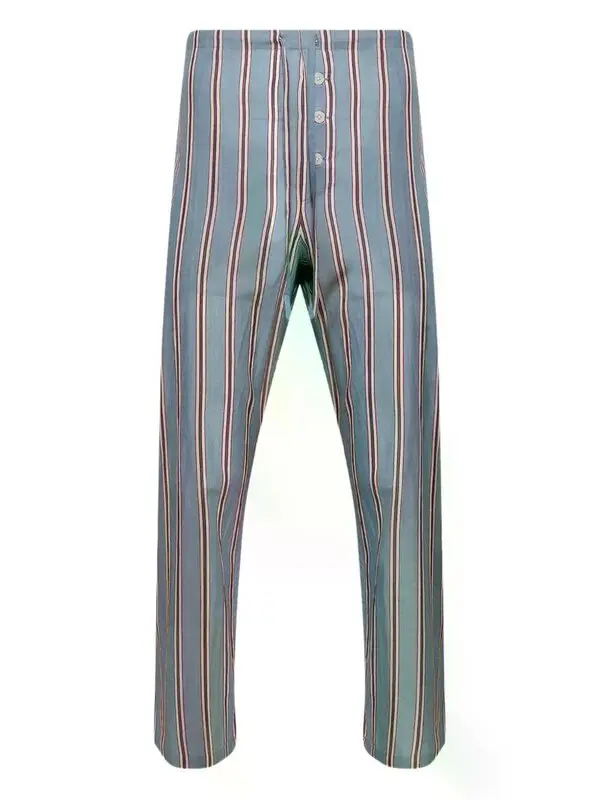 BODE Striped Pajama Bottoms - Blue