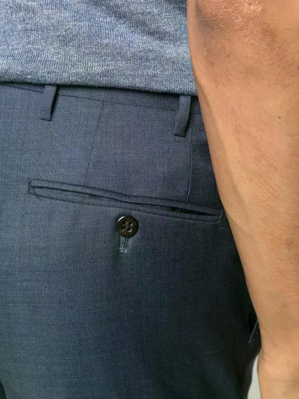 Corneliani Slim-cut Tailored Trousers - Blue