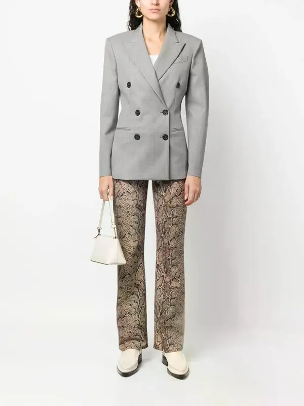 ARMARIUM Notched Lapels Double-breasted Blazer