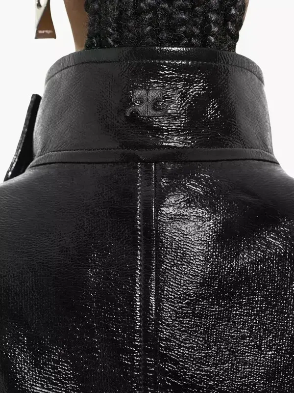 COURREGES Motorcycle Vinyl Jacket