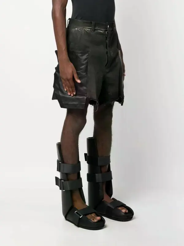 Rick Owens Stefan Panelled Cargo Shorts