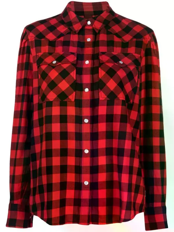 Woolrich Checked Cotton Flannel Shirt