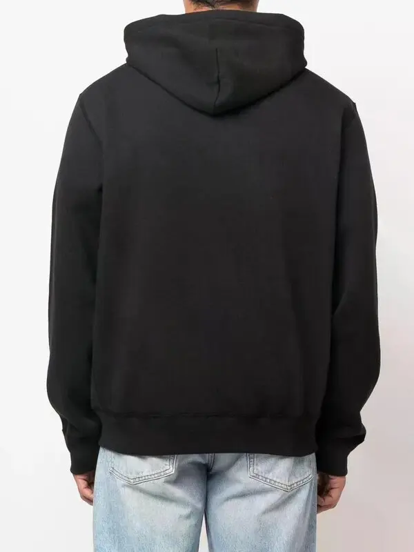 Polo Ralph Lauren Embroidered-logo Zip-up Hoodie - Black