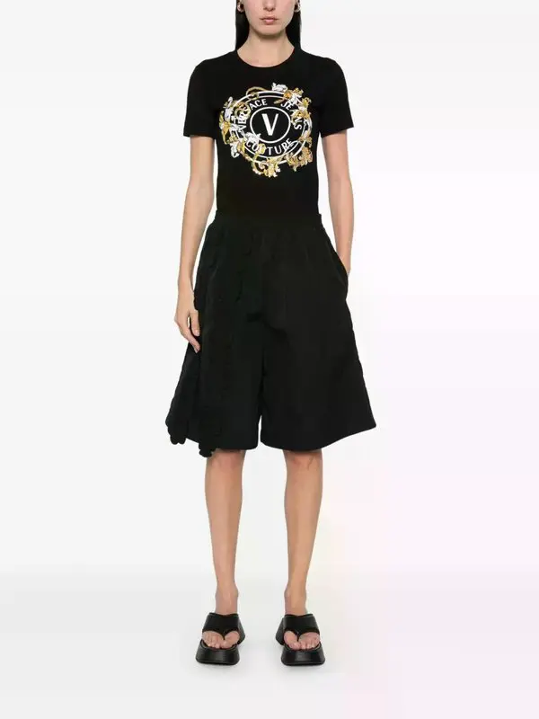 Versace Logo-print T-shirt - Black
