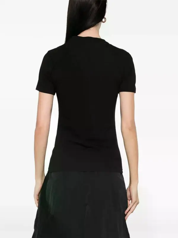 Versace Logo-print T-shirt - Black