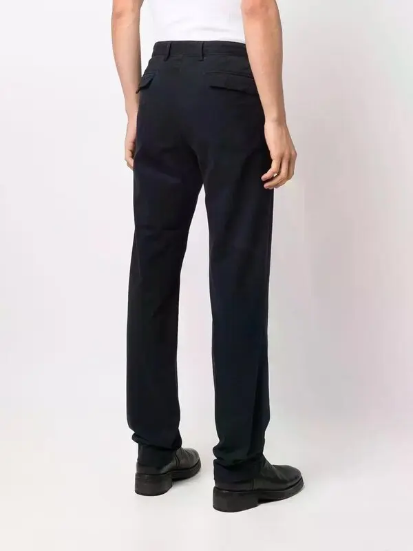 Massimo Alba Mid-rise Straight-leg Trousers - Blue