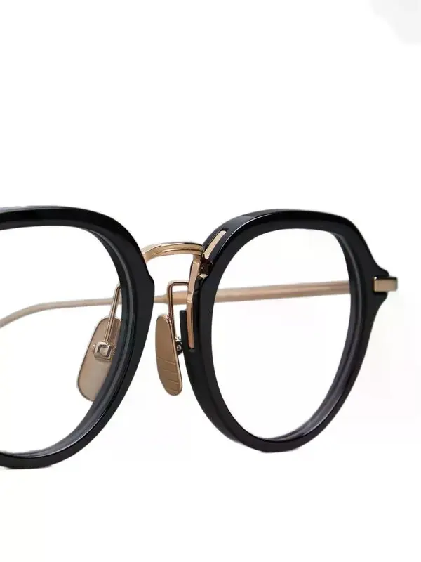 Thom Browne Round-frame Glasses - Black