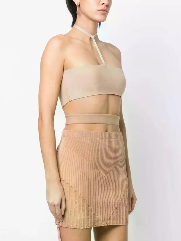 ANDREĀDAMO Halterneck Bandeau Top