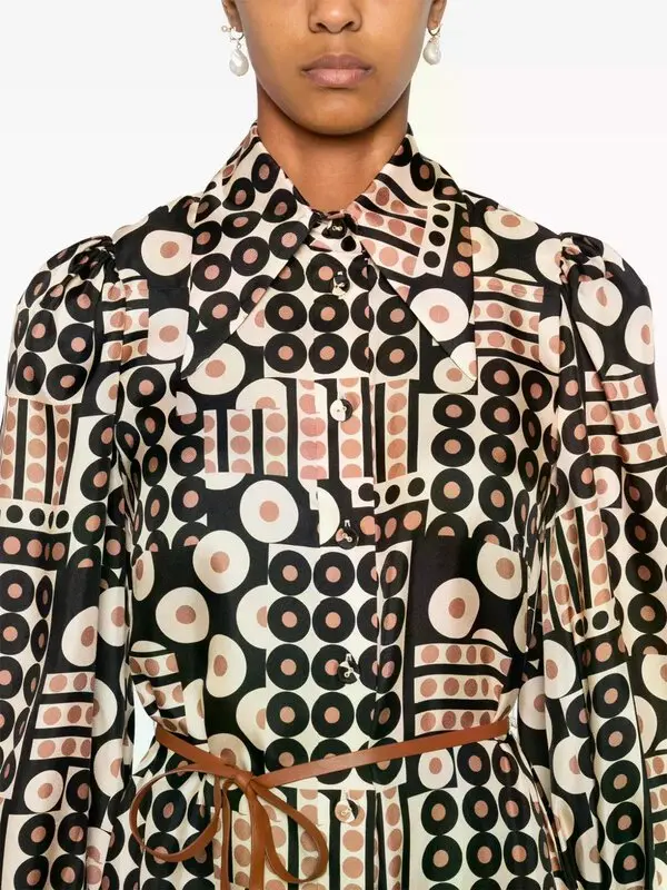 Zimmermann Illustration Midi Dress