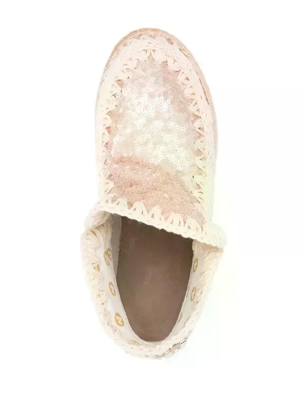 Mou Sequined Embellished Boots