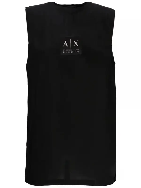 Armani Exchange Logo-print Crew-neck Tank Top
