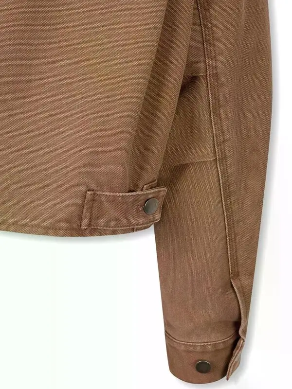 STUDIO TOMBOY Corduroy-collar Cropped Jacket - Neutrals