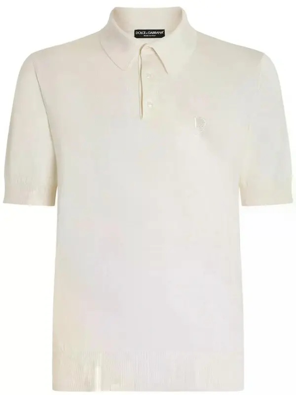 Dolce & Gabbana Logo-embroidered Polo Shirt