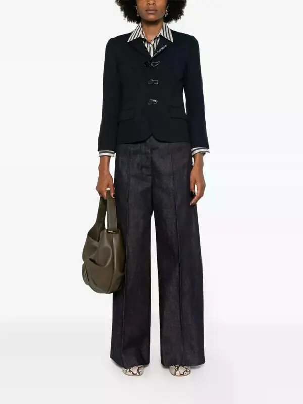 Marni Embroidered Wool Single-breasted Blazer