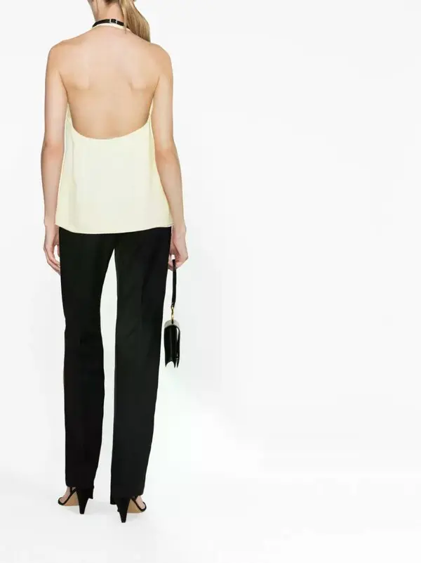 JIL SANDER Halterneck Open-back Top