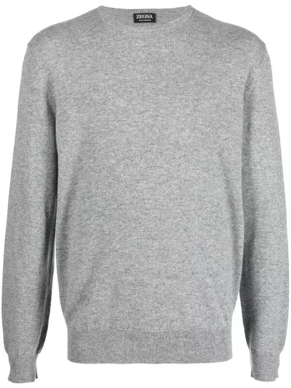 Zegna Crew Neck Cashmere Sweater