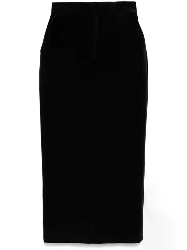 Alex Perry Velvet Pencil Skirt