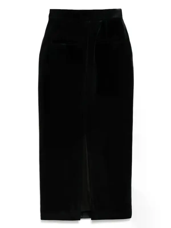 Alex Perry Velvet Pencil Skirt