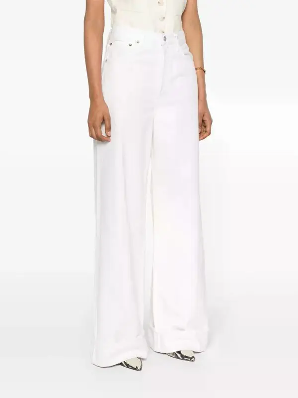 AGOLDE Dame High-rise Wide-leg Jeans
