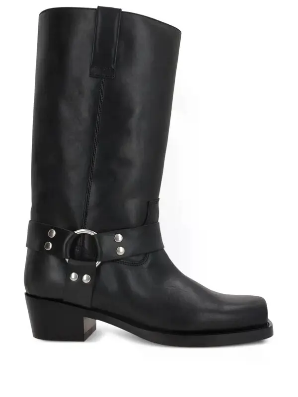 Paris Texas Roxy 45mm Leather Boots - Black
