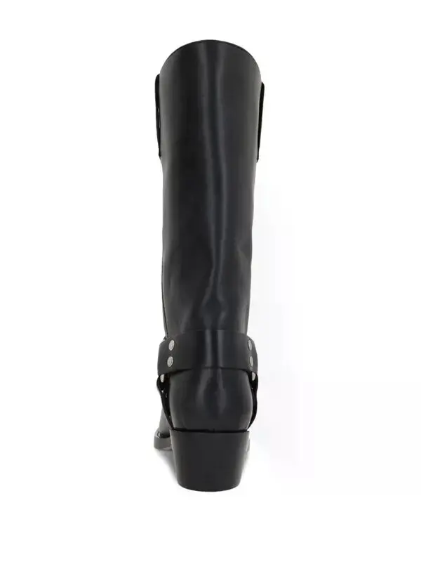 Paris Texas Roxy 45mm Leather Boots - Black