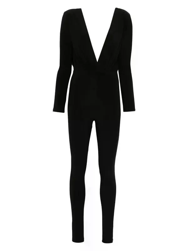 Alchemy Fashions X Lia Aram Draped Jumpsuit - Black