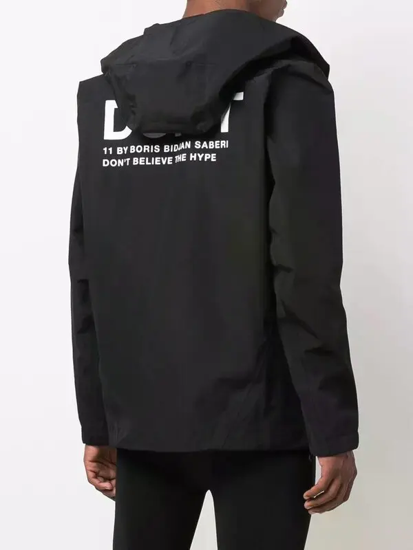 Boris Bidjan Saberi Hooded Zip-up Jacket