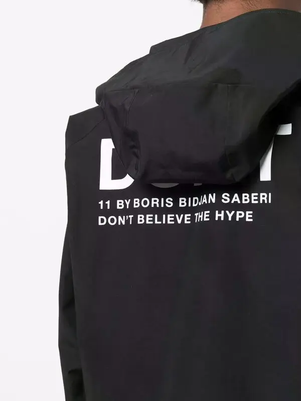 Boris Bidjan Saberi Hooded Zip-up Jacket